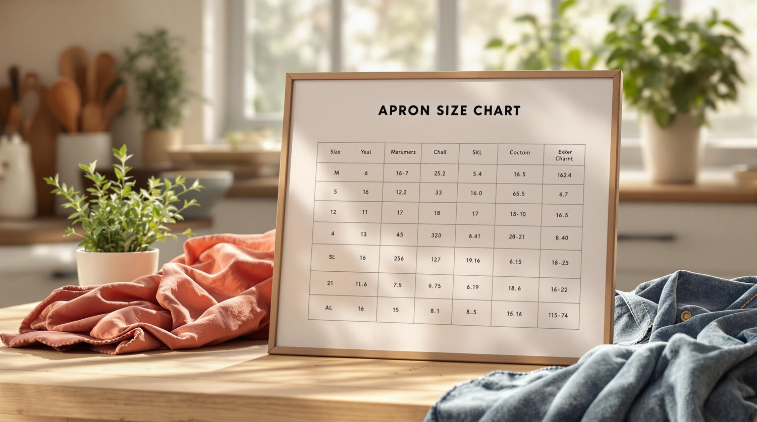 Apron Size Chart: Find Your Perfect Fit – Cosmic Aprons