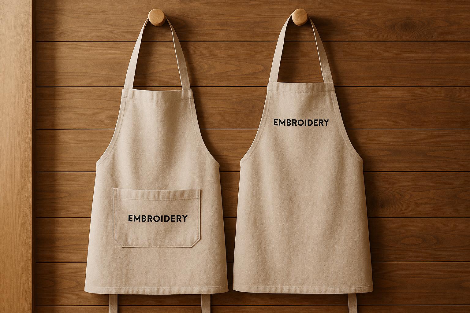 Front Pocket vs. Chest: Embroidery Placement Guide – Cosmic Aprons